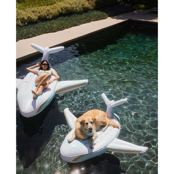 Funboy | Dog | New Funboy Bark Private Jet Airplane Dog Pool Float ...